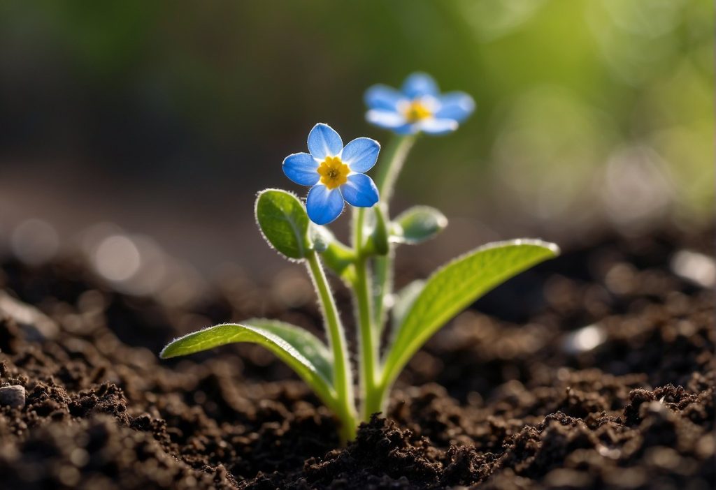 Forget Me Not Seedling - PlantNative.org