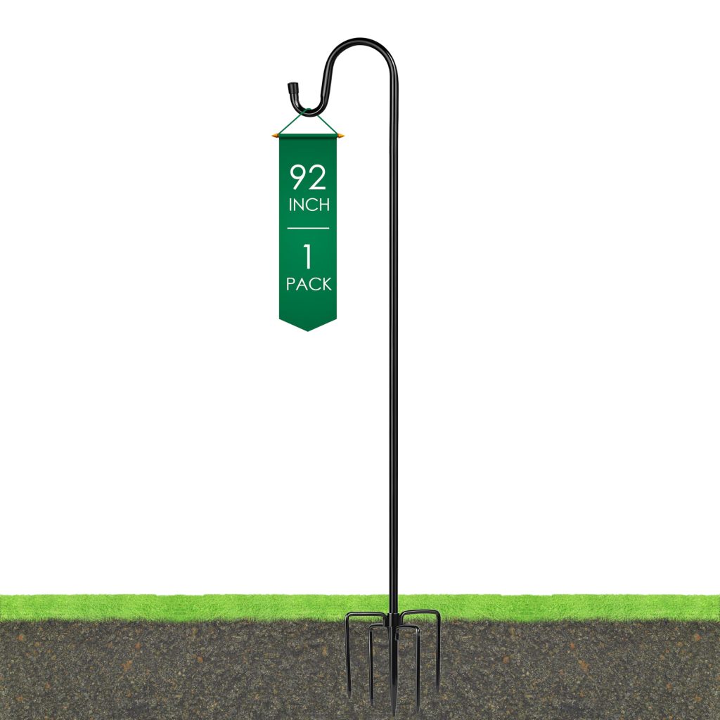 Ottsuls Shepherds Hooks 92 Adjustable Bird Feeder Pole Review Reliable